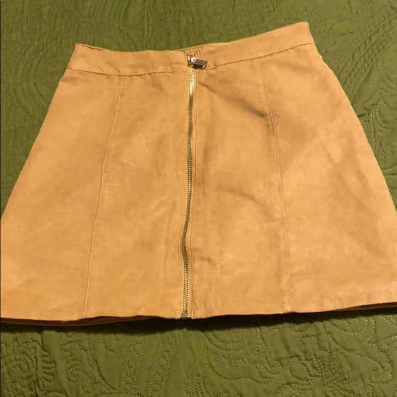 H&M | Skirts | Hm Divided Collection Tan Mini Skirt | Poshmark